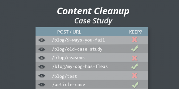 SEO: Content Cruft Cleanup Case Study - Elite Strategies
