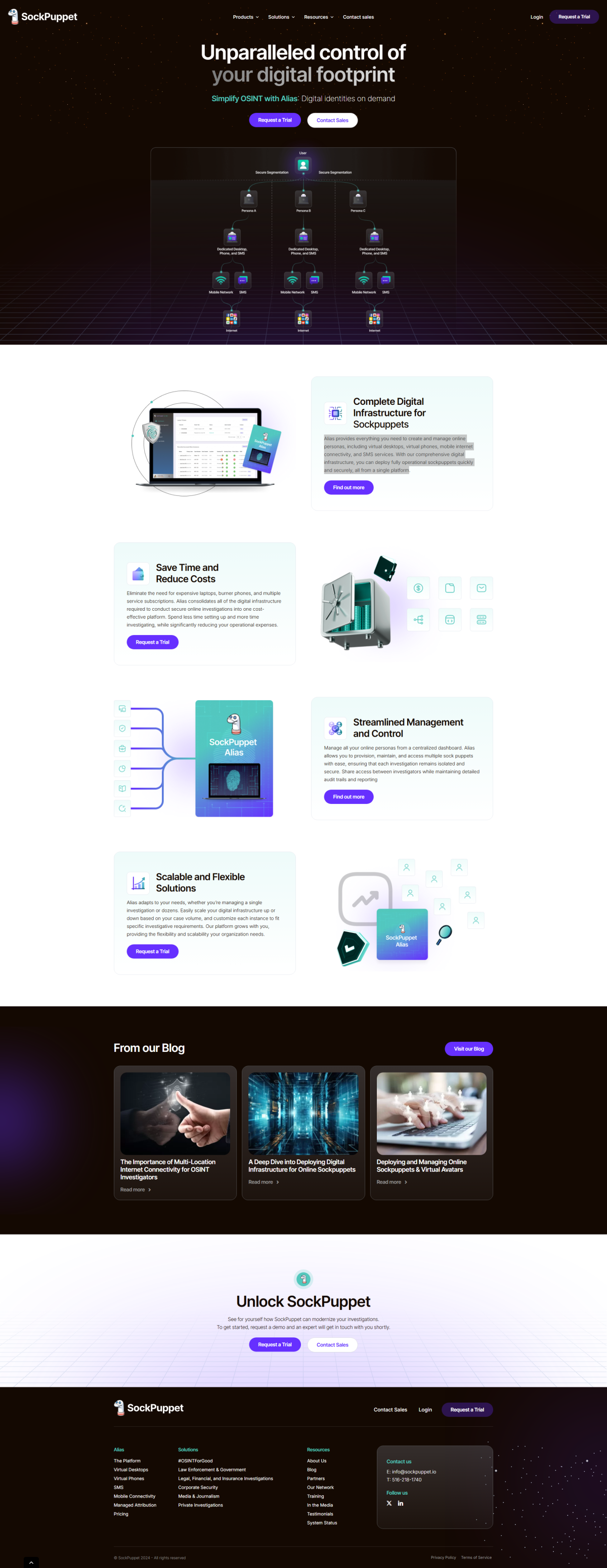 Sock Puppet Website Design